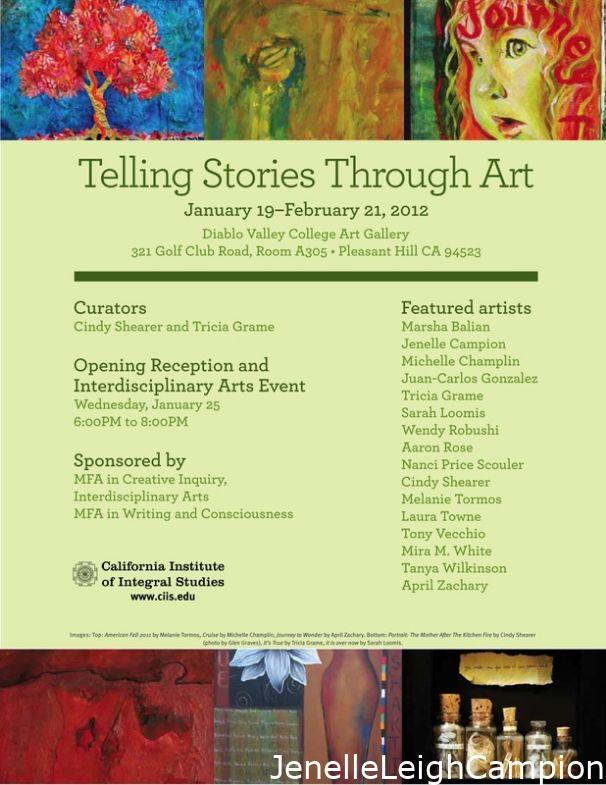 2 pieces in Telling Stories Through Art